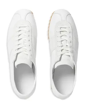 Sandro Leather Running Sneakers