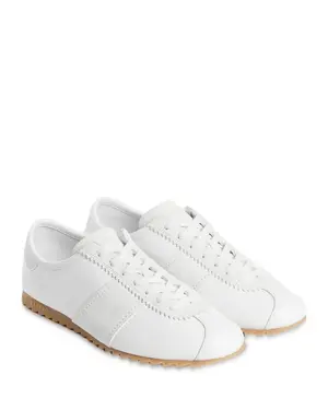 Sandro Leather Running Sneakers