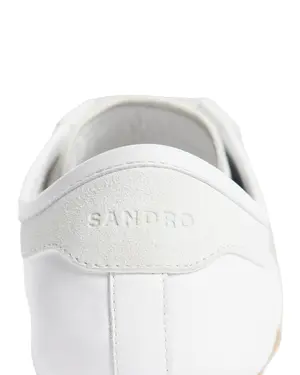 Sandro Leather Running Sneakers