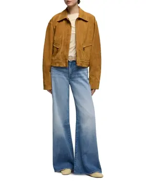 7 For All Mankind Lotta Tailorless High Rise Wide Leg Jeans