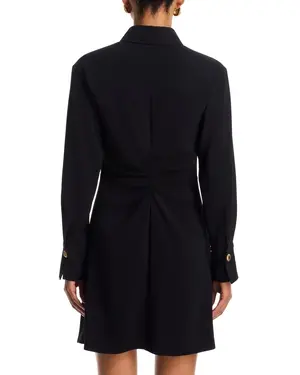 Veronica Beard Shiloh Collared Long Sleeve Mini Dress