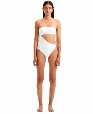 MOEVA Marilla Strapless High Waist One Piece Swimsuit