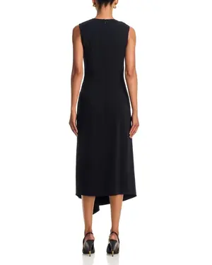Veronica Beard Freja Sleeveless Asymmetric Midi Dress