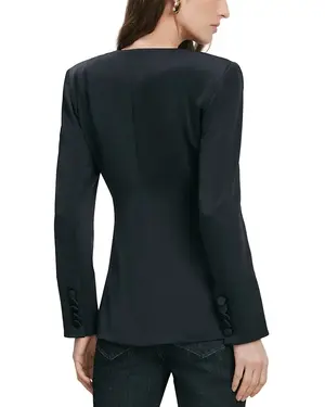 Veronica Beard Wryllen Collarless Jacket