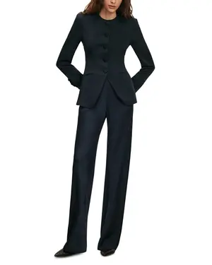 Veronica Beard Wryllen Collarless Jacket