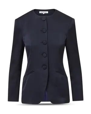 Veronica Beard Wryllen Collarless Jacket