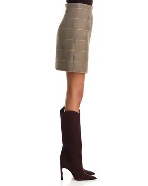 Veronica Beard Plaid Mini Skirt