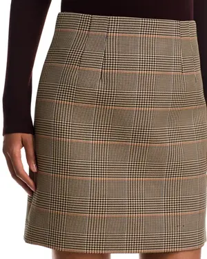 Veronica Beard Plaid Mini Skirt