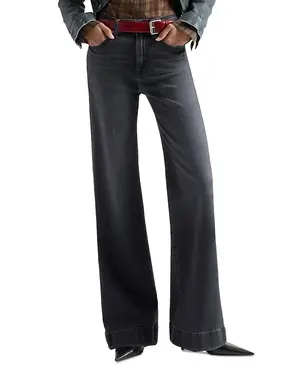 7 For All Mankind High Rise Flare Jeans - Inkstorm