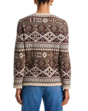 Veronica Beard Chamberly Wool Blend Cardigan