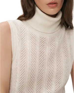 Veronica Beard Sleeveless Turtleneck Sweater