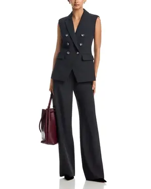 Veronica Beard Miller Double Breasted Blazer Vest