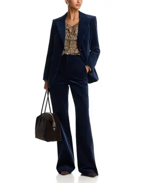 Veronica Beard Rhosen Long Sleeve Printed Blouse