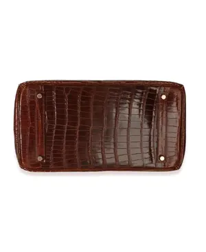 Hermès Birkin 35 Exotic Handbag - Brown