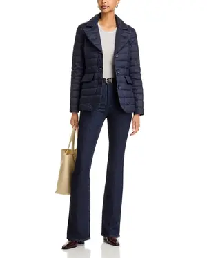 Veronica Beard Campbell Quilted Down Dickey Jacket