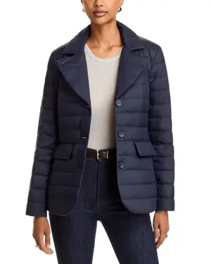 Veronica Beard Campbell Quilted Down Dickey Jacket