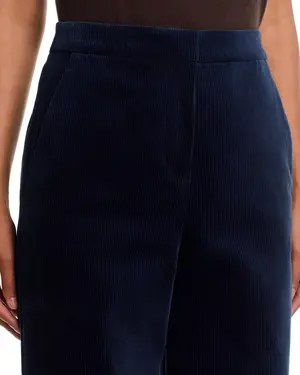 Veronica Beard Holt Corduroy Wide Leg Pants