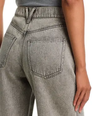 Veronica Beard Kasey Mid Rise Wide Leg Jeans