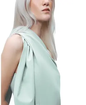 NOCTURNE Shoulder-tie Blouse