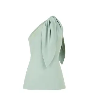 NOCTURNE Shoulder-tie Blouse
