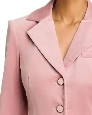 Veronica Beard Ryanne Cotton Stretch Single Breasted Jacket
