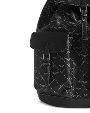 Zadig&Voltaire Medium Monogram Coated Canvas Backpack