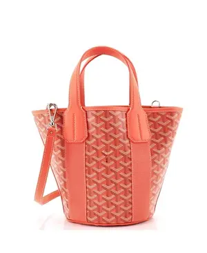 Goyard Pm Belharra Tote Coated Canvas - Pink