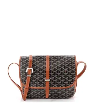 Goyard Mm Belvedere Ii Messenger Bag Coated Canvas - Brown