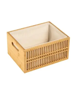 ZSA ZSA ZSU Dali Bamboo Basket, 10 X 13 X 7