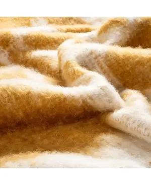 ZSA ZSA ZSU Ropar Fringed Jacquard Acrylic Wool Throw, 54 X 71