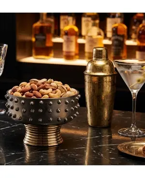 LUNARES Djembe Wine Caddy/nut Dish