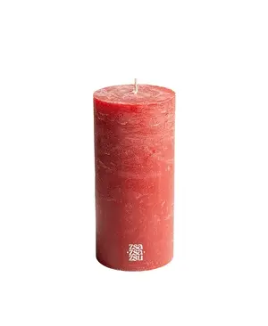 ZSA ZSA ZSU Deurne Pillar Candle, 0.38 Oz. Red