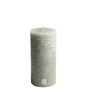 ZSA ZSA ZSU Deurne Pillar Candle, 0.38 Oz - Turquoise