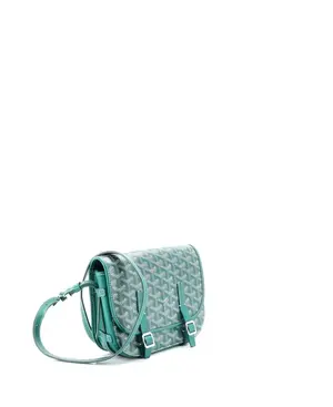 Goyard Pm Belvedere Messenger Bag Coated Canvas With Leather