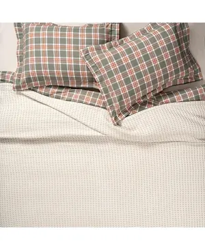 ZSA ZSA ZSU Costa Border Embroidered Cotton Pique King Coverlet, 94 X 87 - Natural