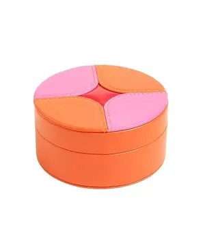 ZSA ZSA ZSU Meilin Jewelery Box, 5 X 5 - Orange