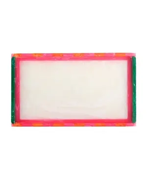 ZSA ZSA ZSU Tanda Resin Rectangle Tray, 14 X 8 X 1 - Pink