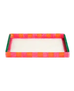 ZSA ZSA ZSU Tanda Resin Rectangle Tray, 14 X 8 X 1
