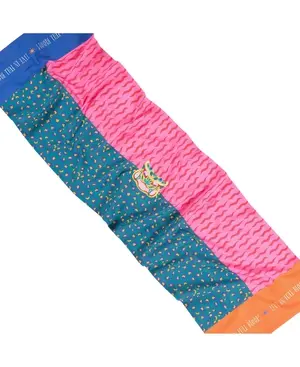 ZSA ZSA ZSU Nilufer Digital Printed Embroidered Cotton Runner, 19.6 X 70.8