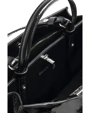 Zadig&Voltaire Jack Mini Vintage Patent Leather Top Handle Bag