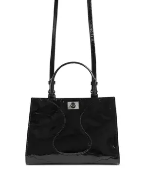 Zadig&Voltaire Jack Mini Vintage Patent Leather Top Handle Bag