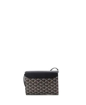 Goyard Chypre Wallet On Strap Coated Canvas With Leather