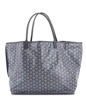 Goyard Gm Anjou Reversible Tote Coated Canvas - Gray