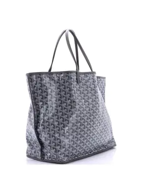 Goyard Gm Anjou Reversible Tote Coated Canvas - Gray