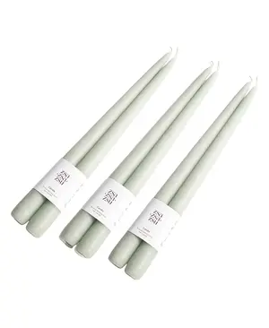 ZSA ZSA ZSU Deurne 6 Pieces Candlestick Candle, 4 Oz - Aqua