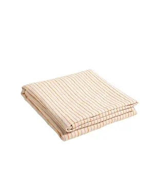 ZSA ZSA ZSU Nilufer Cotton Linen Striped King Blanket, 94 X 87 - Natural