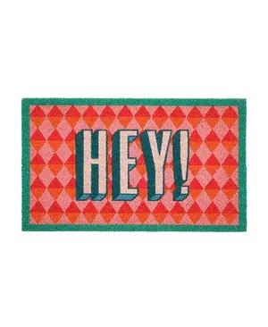 ZSA ZSA ZSU Kerala Hey Coir Doormat, 18 X 30 - Pink