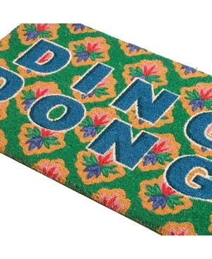 ZSA ZSA ZSU Kerala Ding Doong Coir Doormat, 18 X 30