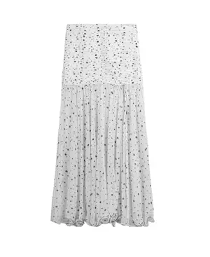 NOCTURNE Slit Detail Maxi Skirt