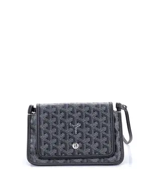 Goyard Plumet Clutch Wallet Coated Canvas - Gray